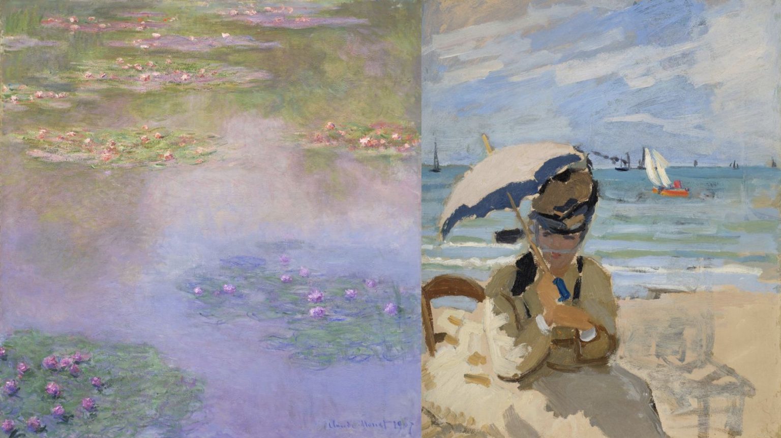 Dipinti da Monet a distanza di 40 anni l’uno dall’altro, si riuniscono ...